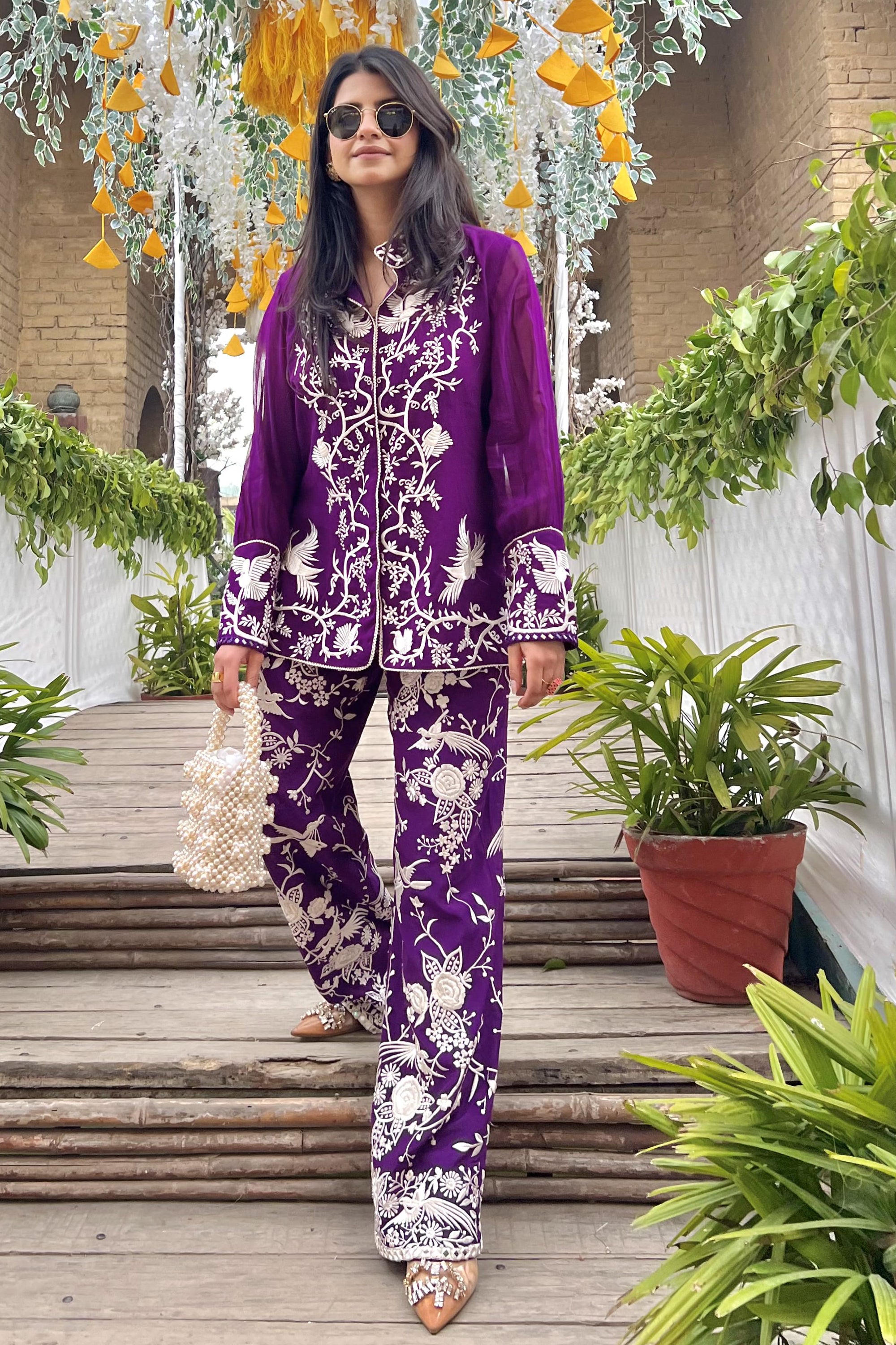 Dhriti Mehra in our Parsi Gaara Jacket – 29india